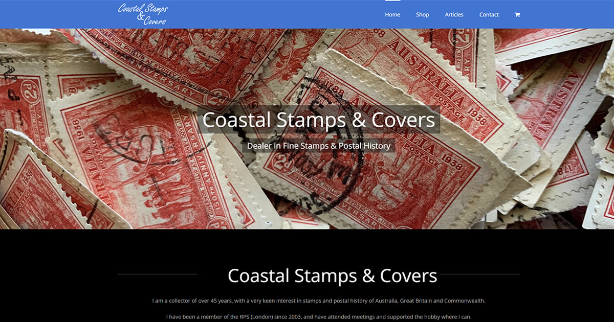 Home - Coastal Stamps and Covers